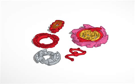 3d Design Scythe Phoenix Energy Layer And Forge Disk Tinkercad