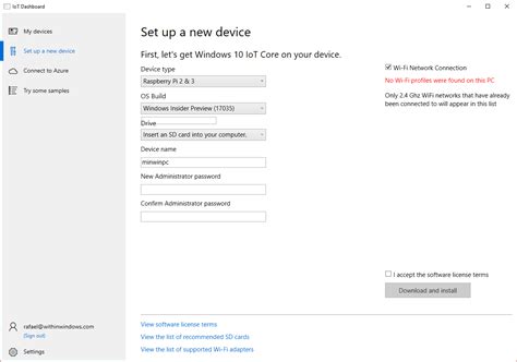 Windows Iot Dashboard