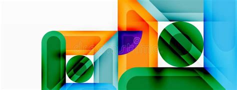 Vector Geometric Abstract Background Design Stock Vector Illustration Of Minimalistic Modern