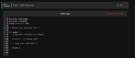 Solved 623 Lab Flip A Coin Define A Function Named