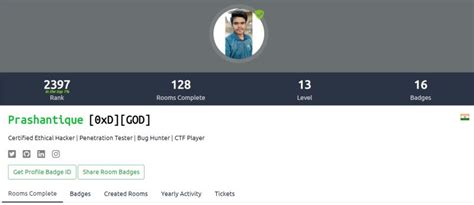 Tryhackme Hacking Ctf Penetrationtesting Ethicalhacker