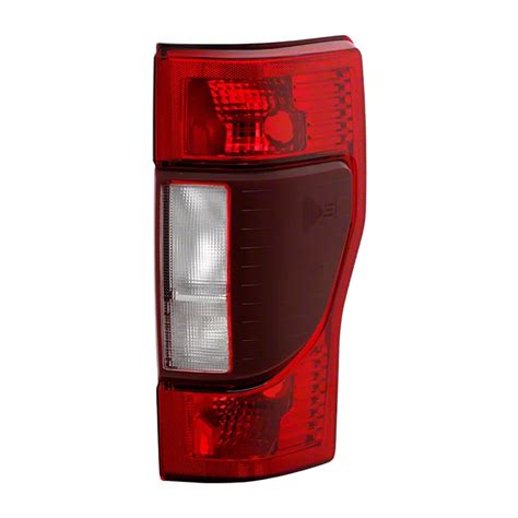 F 250 Super Duty Oem Style Tail Light Chrome Housing Redclear Lens