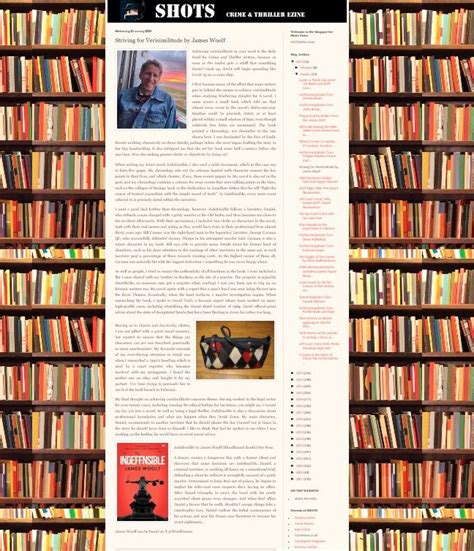 James Woolf On Linkedin Ive Been Getting Some Lovely Feedback For My Recent Article In Shots On…