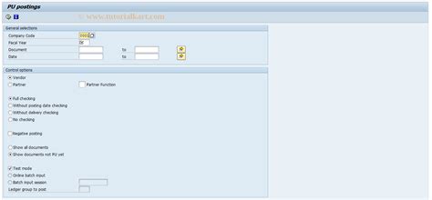 J GP SAP Tcode Pu Posting