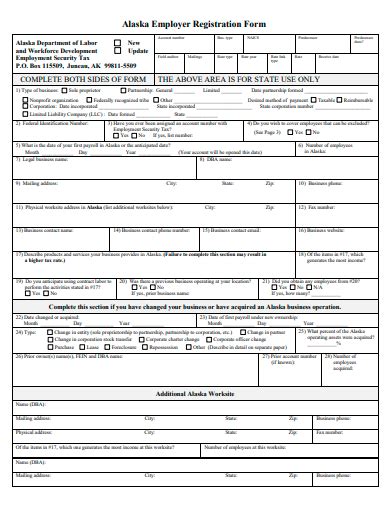 Free 33 Employer Form Samples In Pdf Ms Word