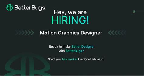 Betterbugsishiring Hiring Jobopening Vacancy Jobs Betterbugs Betterbugs