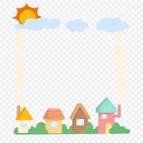 귀여운 집 일러스트 Png 이미지 도장 그림 광고 Png 이미지 및 Psd 파일 무료 다운로드 Pngtree