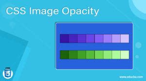 Css Image Opacity How Does Image Opacity Works In Css