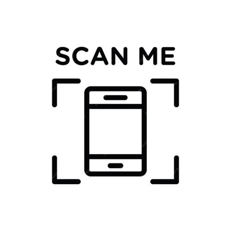 Premium Vector Scan Me Icon Set Qr Code And Digital Arrow Vector