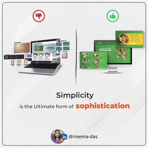 reema das on linkedin minimimalism simplicity userexperience webdesign design 14 comments