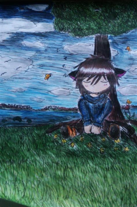 Anime Drawings The Mystery By Akari19 On Newgrounds