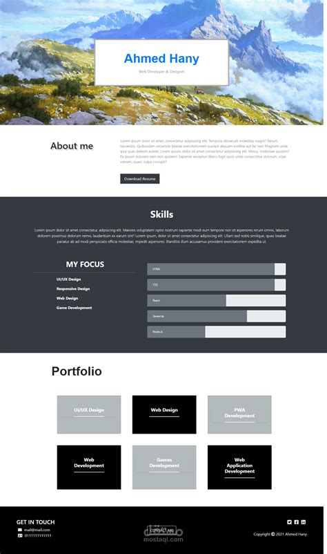 React Project مستقل