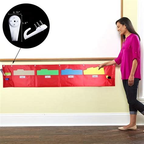 Temu｜classroom Under The Whiteboard File Storage Hanging Bag Wall