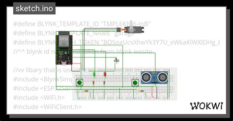 Complete And Clean Garage Door Code With Blynk Esp32 Wokwi Esp32 Stm32 Arduino Simulator