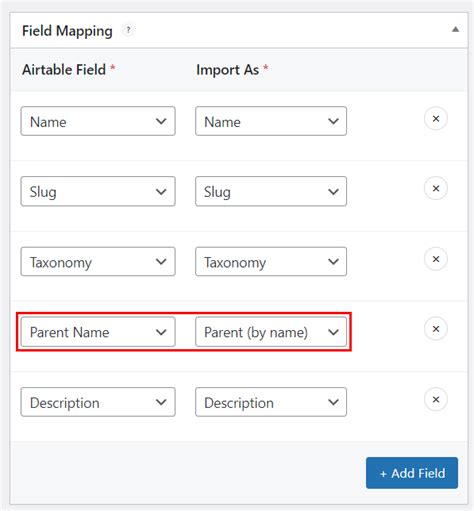 How To Create Wordpress Taxonomies From Airtable With Air Wp Sync