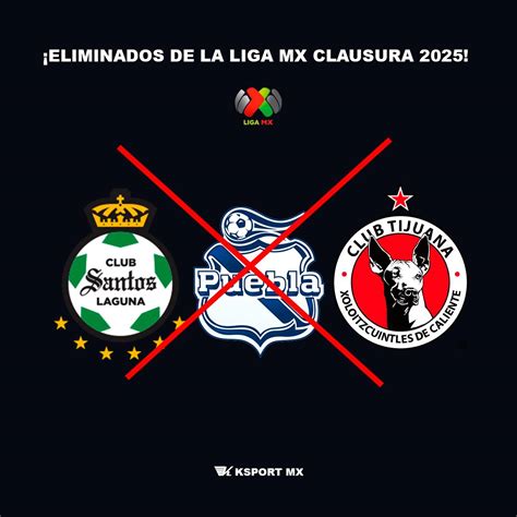 Ksport Mx ¡¡los Eliminados De La Liga Mx Clausura 2025 ⚽️🇲🇽