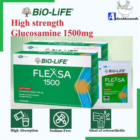 Bio Lifebiolife Flexsa 1500mg 30 Sachet Farmasi Limbongan