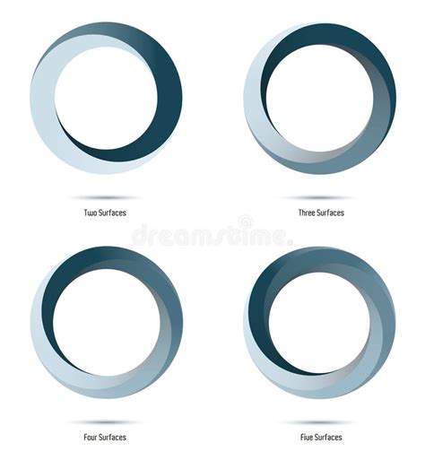 Infinite Loop Vector Design Elements Stock Vector Illustration Of Shaded Impossible 35483891