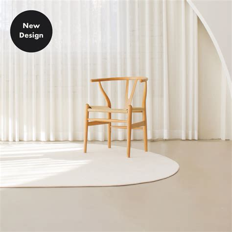 라익디스 미니멀 러그 먼지없는 단모 거실 워셔블 카페트 타원 아이보리