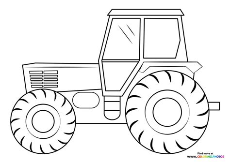 Coloring Pages Of Tractors