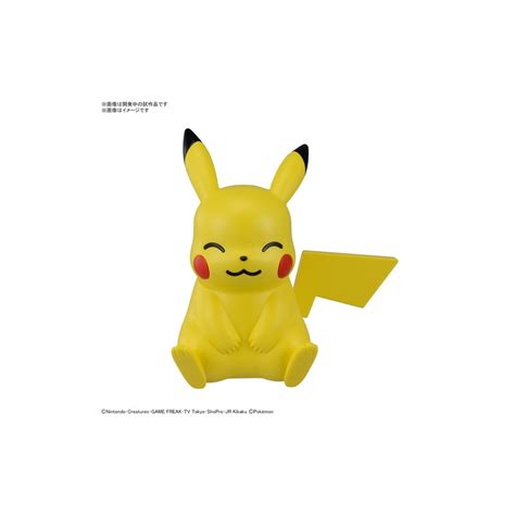 Plastic Model Pikachu Sitting Pose Pokémon Meccha Japan