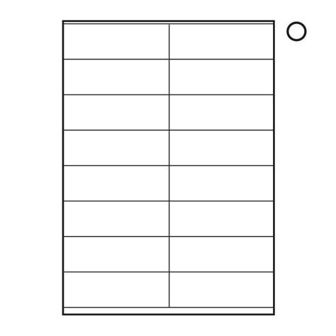 Label Template 30 Per Sheet
