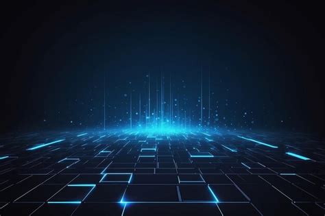 Premium Photo Futuristic Glow Abstract Digital Concept With Glowing