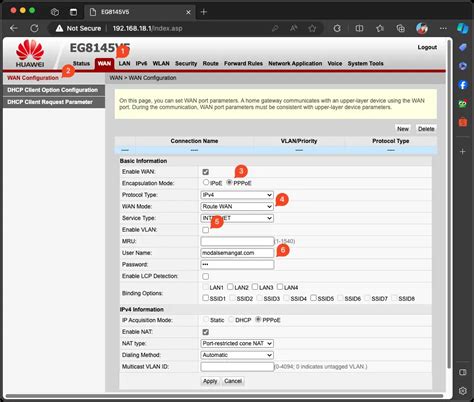 Cara Setting Wan Pppoe Client Di Ont Huawei Tanpa Olt