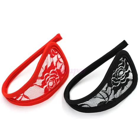 Womens Sexy Invisible Underwear Hollow Out C String Thong Panties G