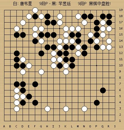 动图棋谱 天元战本赛第2轮 芈昱廷执黑中盘胜唐韦星 新浪图片