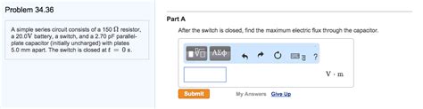 Solved A Simple Series Circuit Consists Of A Ohm Chegg