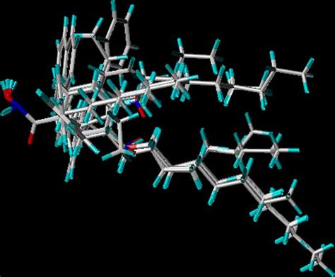 Alignment Of Compounds Used To Create The 3d Qsar Models Download