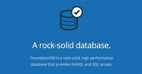 Apple Acquires Rock Solid High Performance Database Company