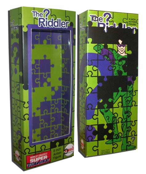 Mego Box Riddler Puzzle The Toyroom Repro And Custom Packaging