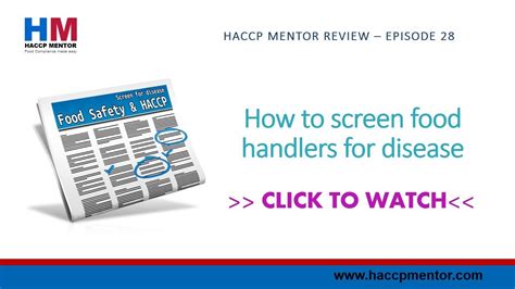 List Of Medical Tests For Food Handlers At Dorla Walker Blog