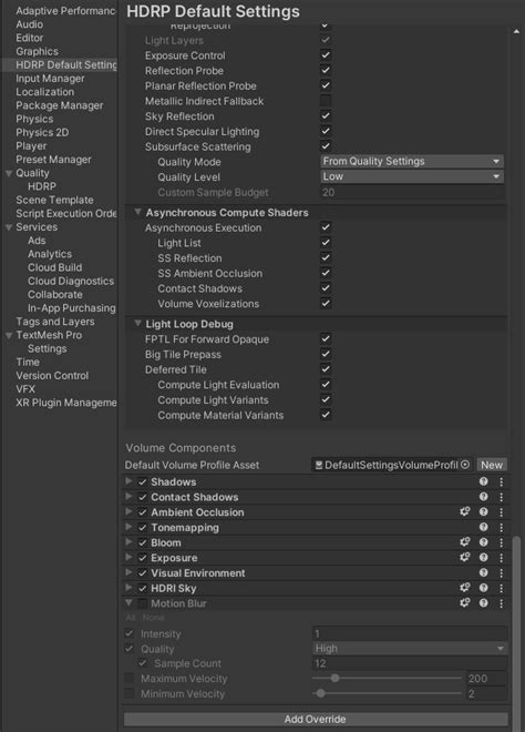 Motion Vectors And Motion Blur Unity Engine Unity Discussions
