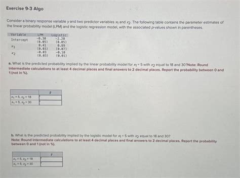 Solved Consider A Binary Response Variable Y And Two
