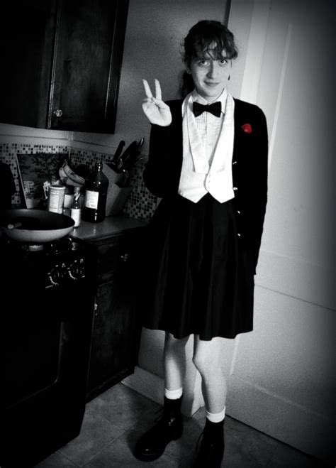 Androgynous Black Tie Rmtfashion