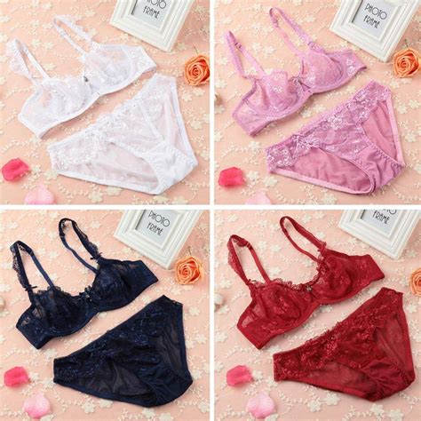 Chicuu Sheer Lace Push Up Lingerie Set 💞 Find It