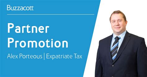 Were Pleased To Announce That Alex Porteous In Our Expat Team Has Been Promoted To Partner A