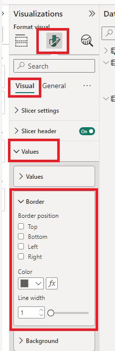 Single Value Slicer Border Size Microsoft Fabric Community