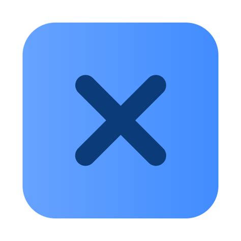 Delete Remove Close Checkbox User Interface Gesture Icons