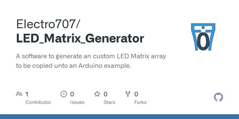 Github Electro Led Matrix Generator A Software To Generate An Custom Led Matrix Array To