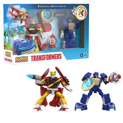 Transformers Collaborative “sonic The Hedgehog X Transformers” Figures