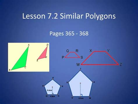 PPT Lesson 7 2 Similar Polygons PowerPoint Presentation Free Download ID 6033169