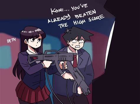 Komi Shouko And Tadano Hitohito Komi San Wa Komyushou Desu Drawn By