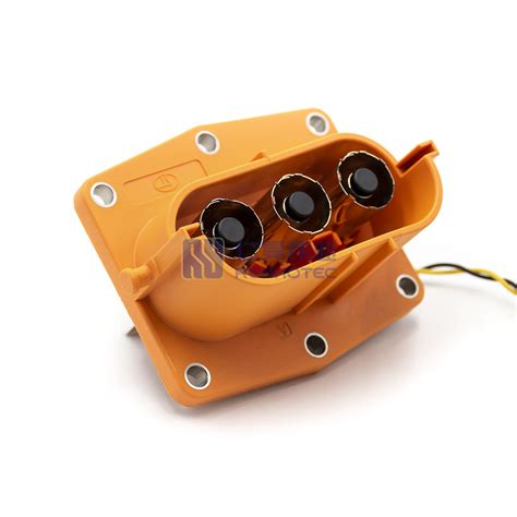 3 Pin High Voltage Interlock Connector Socket 250a Busbar A Key