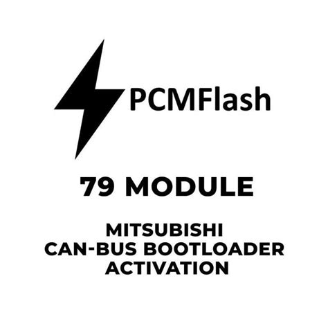 Pcmflash 79 Module Mitsubishi Can Bus Bootloader Activation
