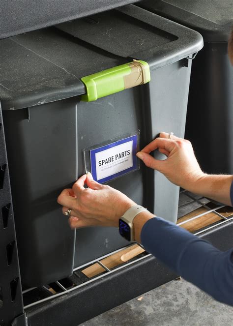 The Easiest Way To Label Your Storage Bins With Template The Homes