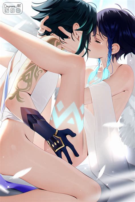Rule 34 2boys Anal Androgynous Aqua Hair Arm Tattoo Black Gloves